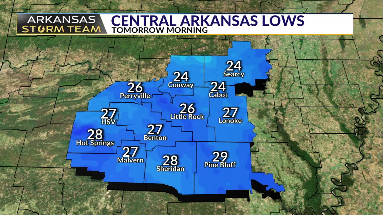 Cold start to the work week, then fire danger returns