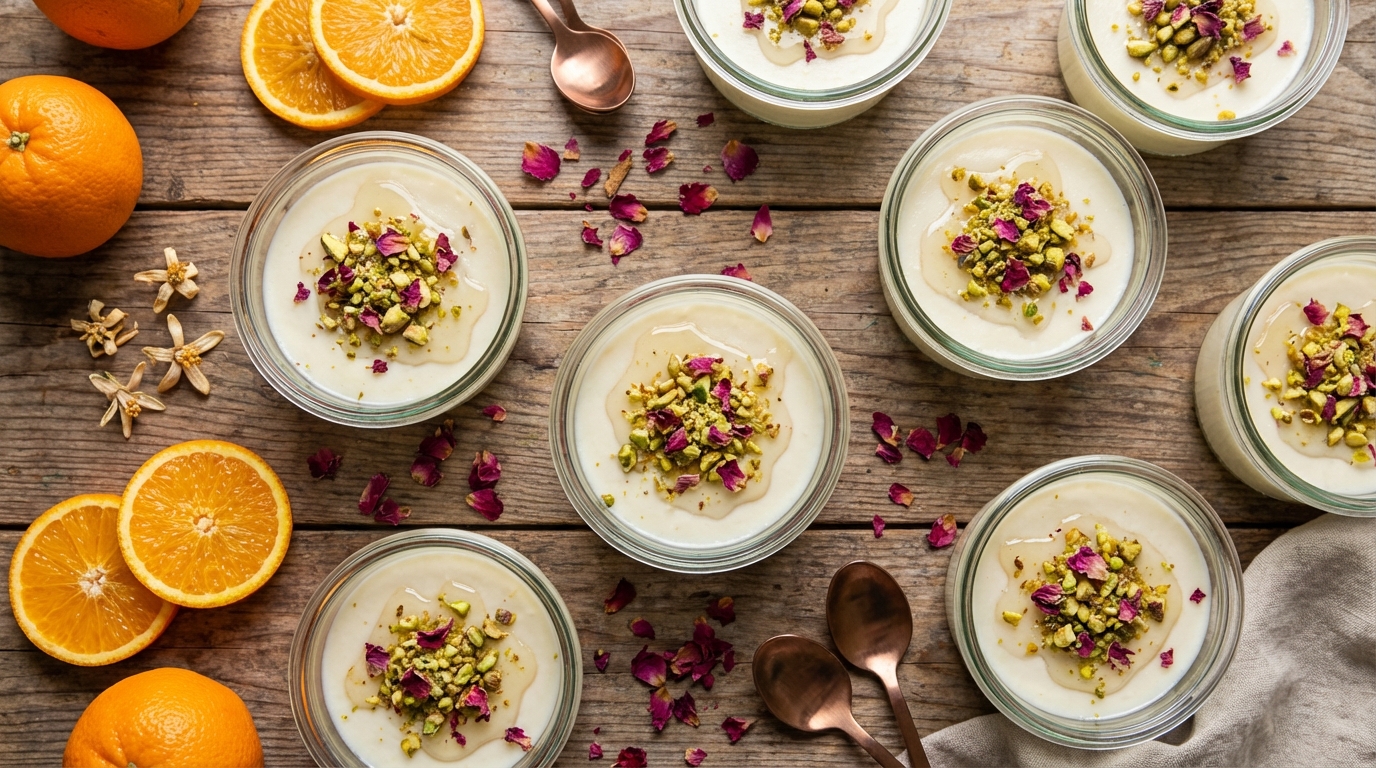 Ce flan libanais à la fleur d’oranger sans œufs cartonne au Ramadan ...