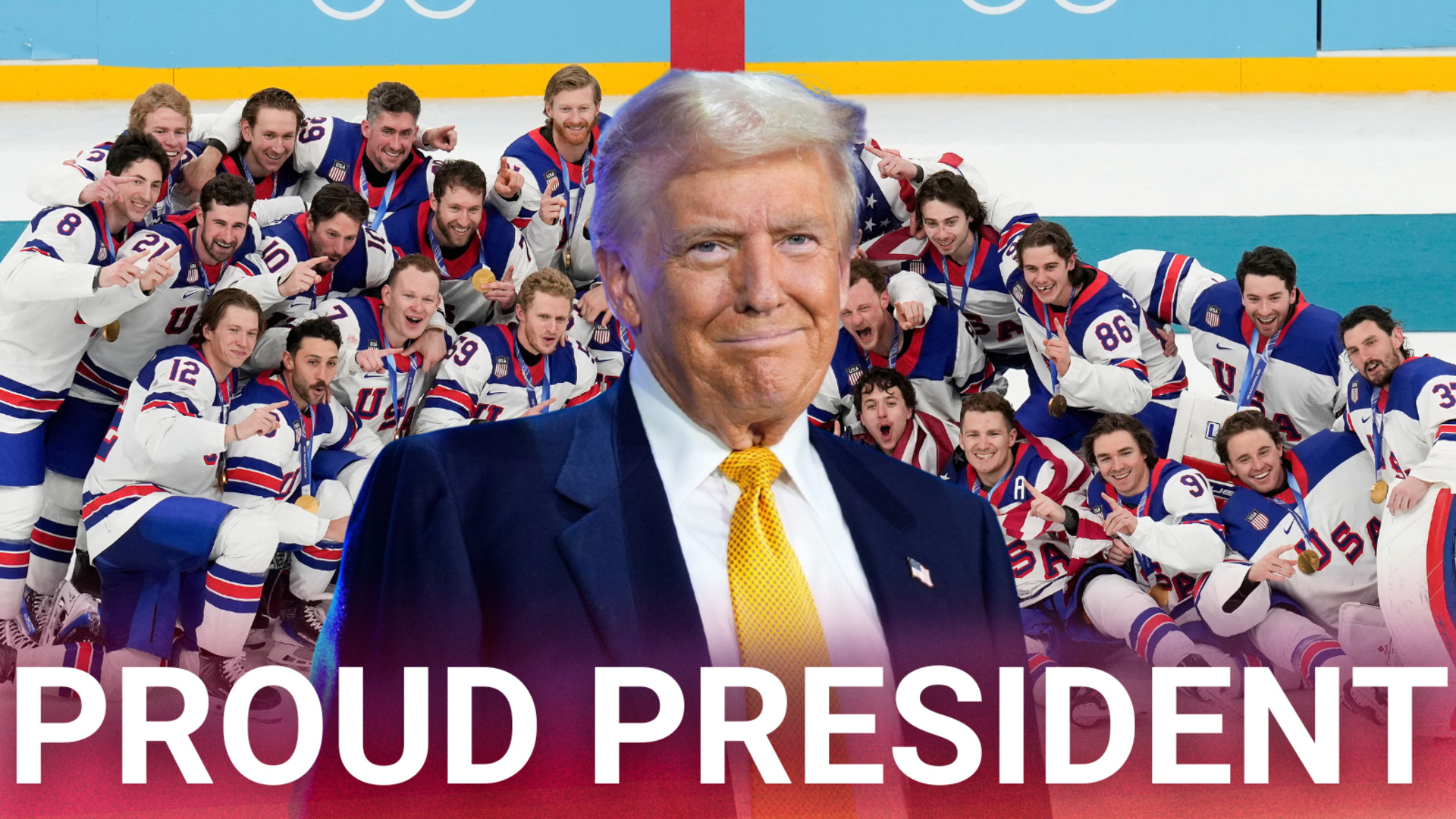 Donald Trump congratulates USA men's hockey team following crushing ...