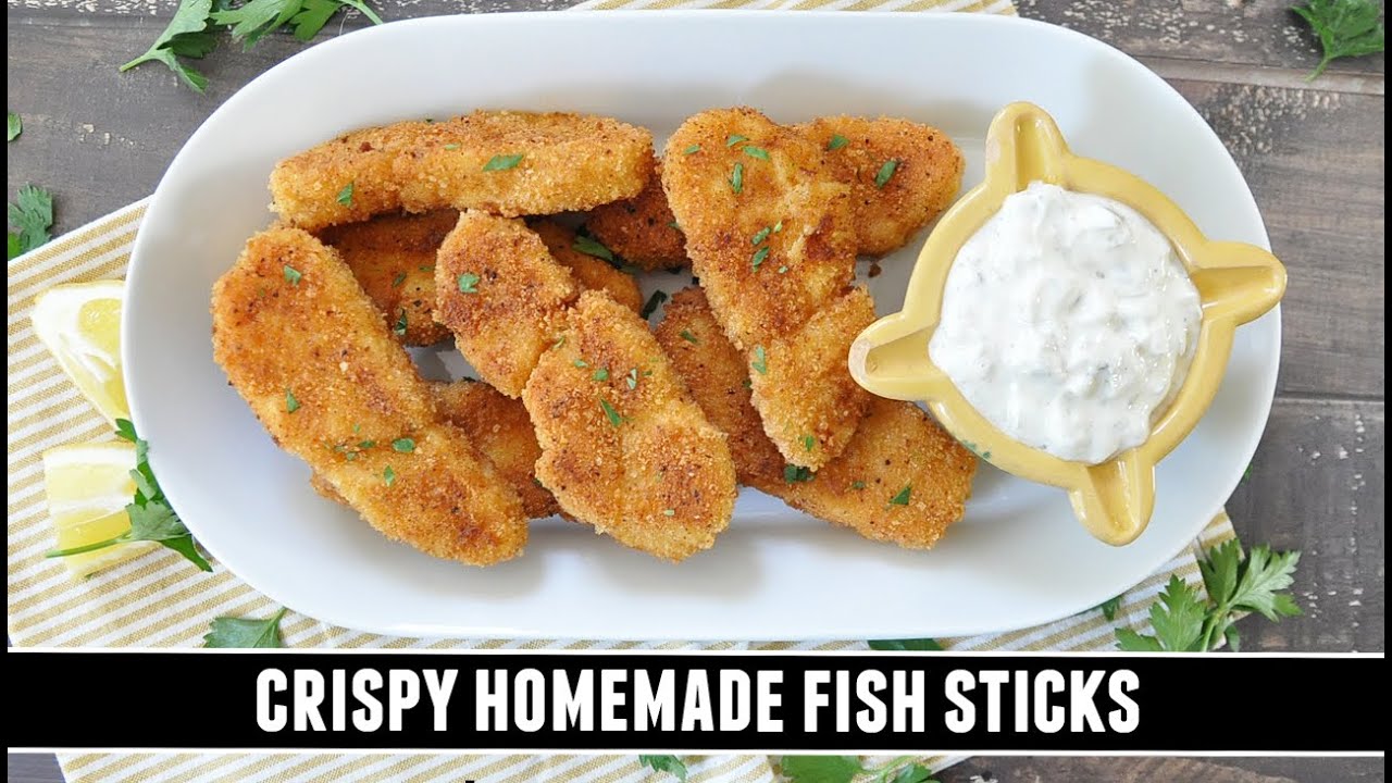 Crispy homemade fish sticks: A delicious and healthier alternative to ...