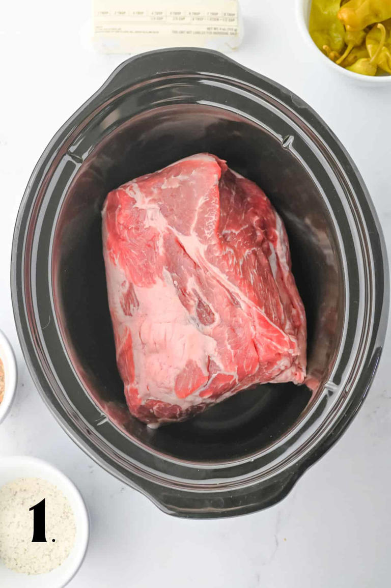 Crock Pot Mississippi pork roast
