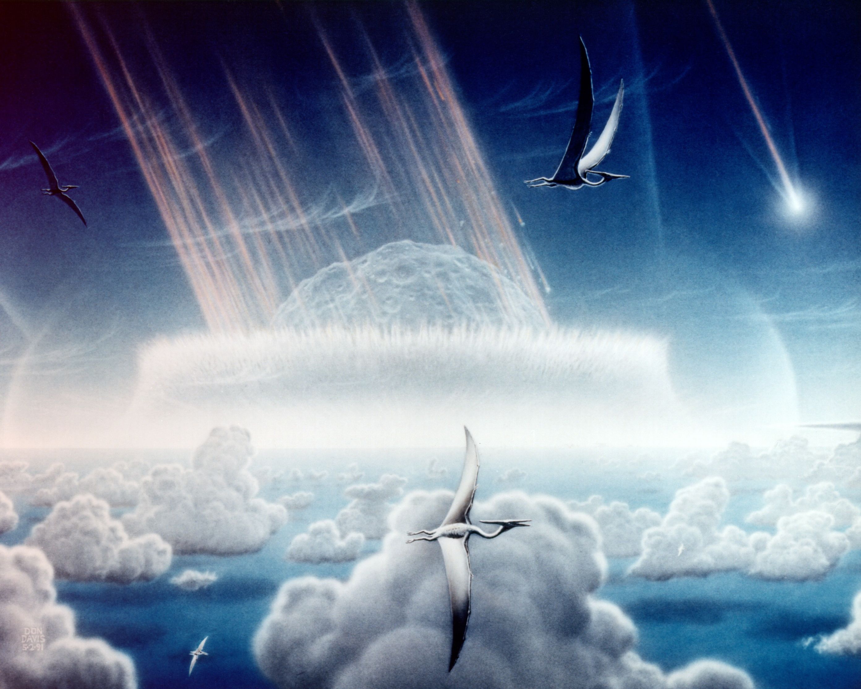 Drill cores flip the last day of dinosaurs