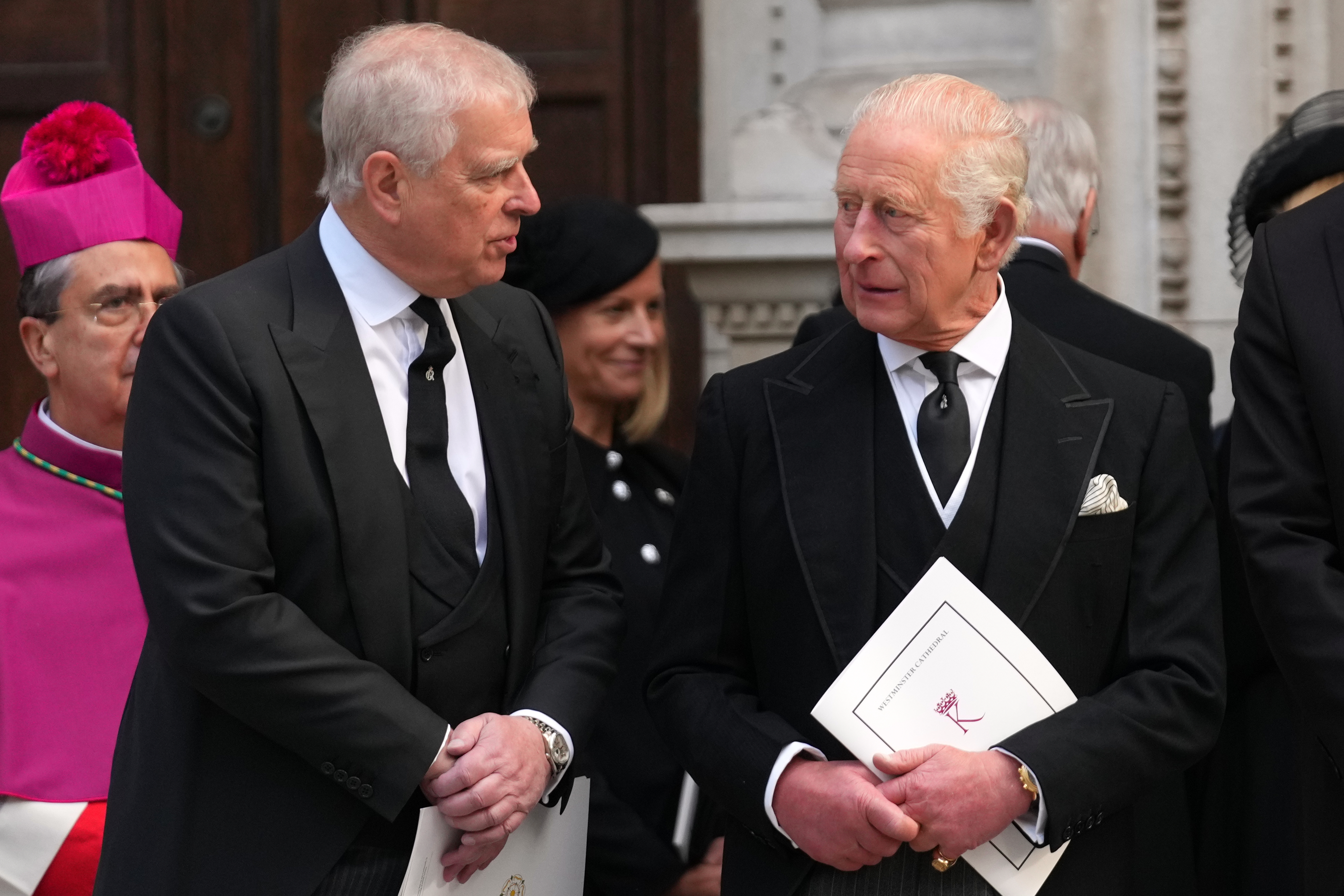 As Andrew fell, Queen Elizabeth II held out hope, and Charles and ...
