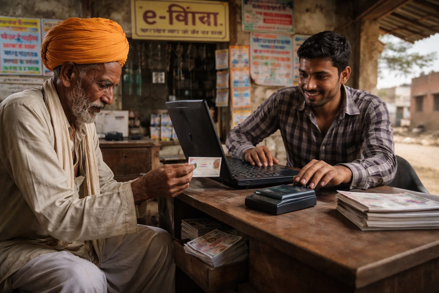 आधार कार्ड दो, आधा पैसा लो : ई-मित्र और अफसरों से मिलकर गिरोह ने लूटे ...