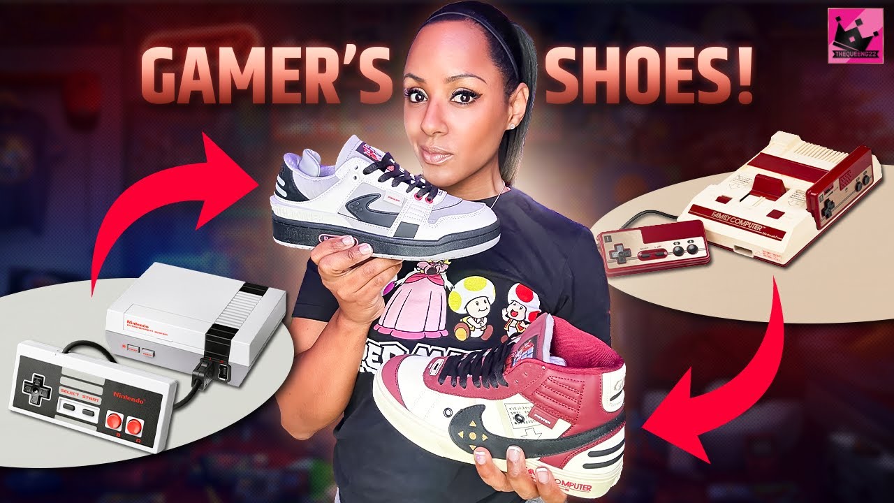 Unboxing shoes inspired by Nintendo and Famicom