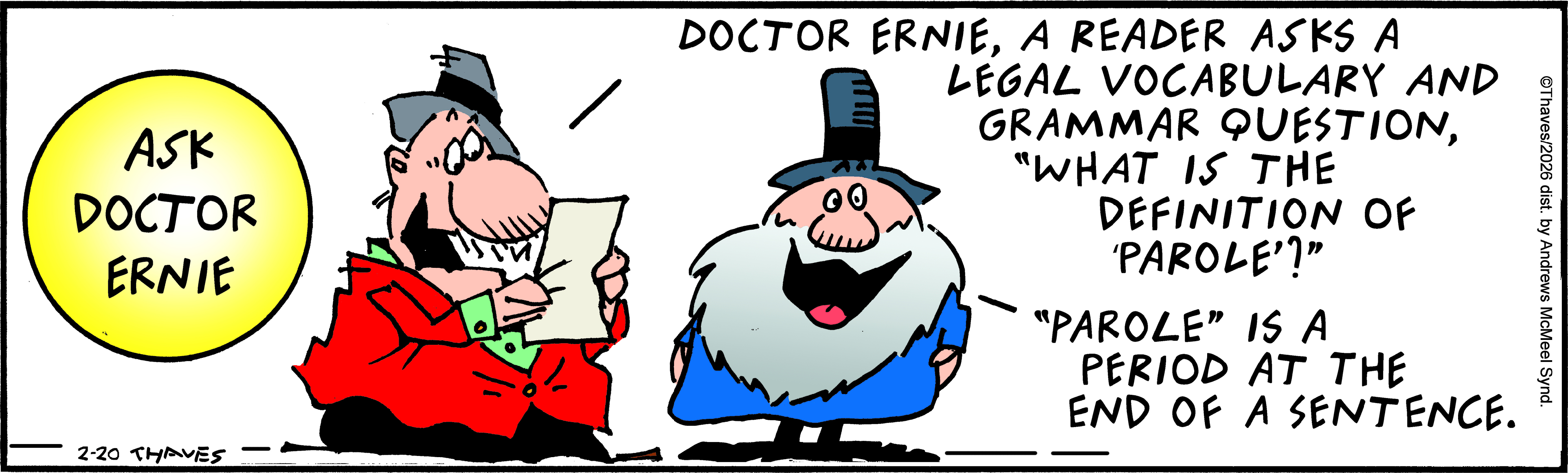 Frank and Ernest by Thaves