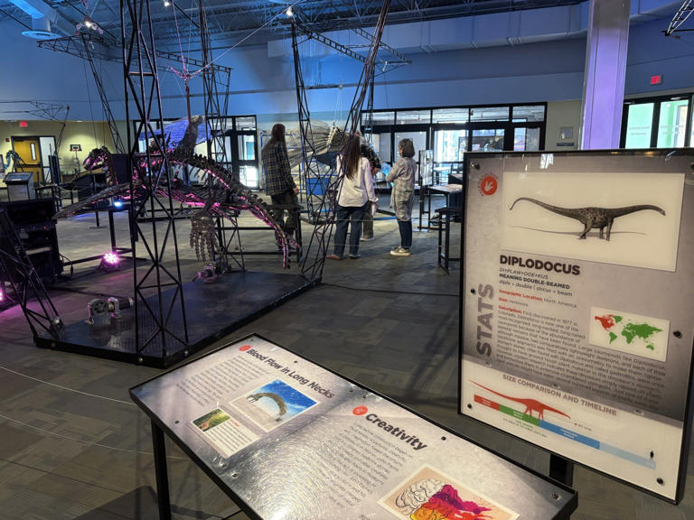 Interactive dinosaur exhibit brings STEAM to life at Discovery Center