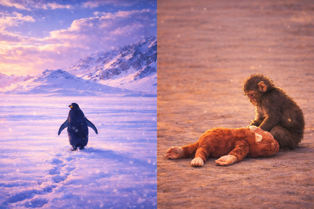 Two lonely souls: The penguin and the monkey story that explains your pain