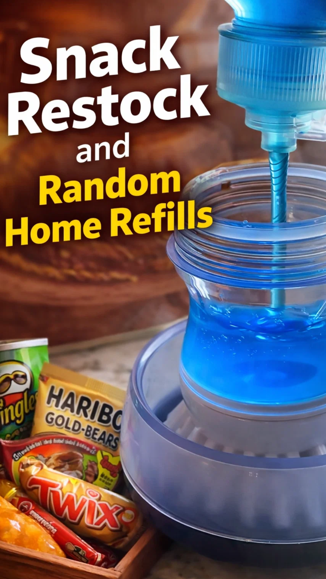 Satisfying snack restock and random home refills ASMR