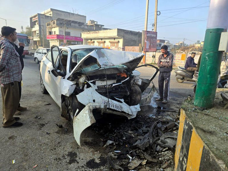 3 youths killed as car crashes into divider in Punjab’s Abohar