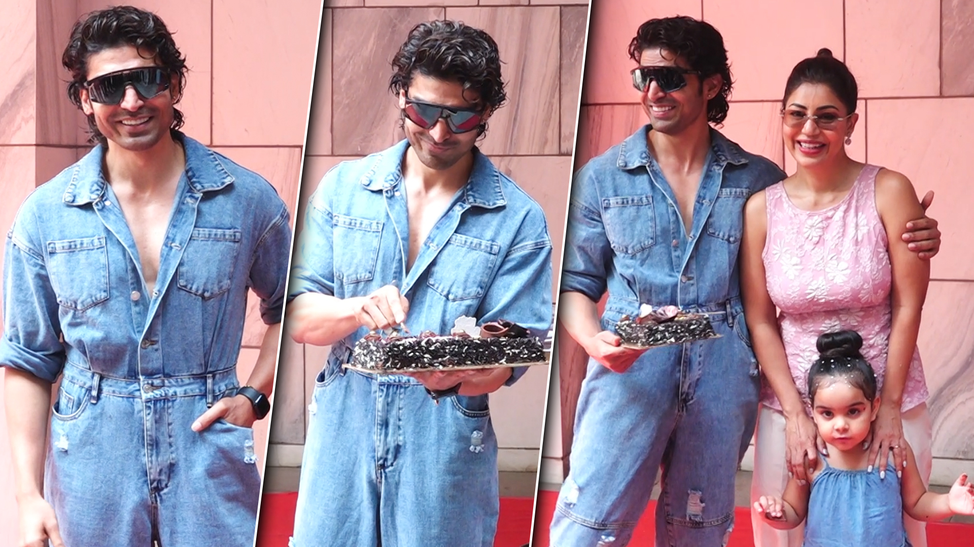 Gurmeet Choudhary celebrates his b'day with paps, fans & family - fit n ...