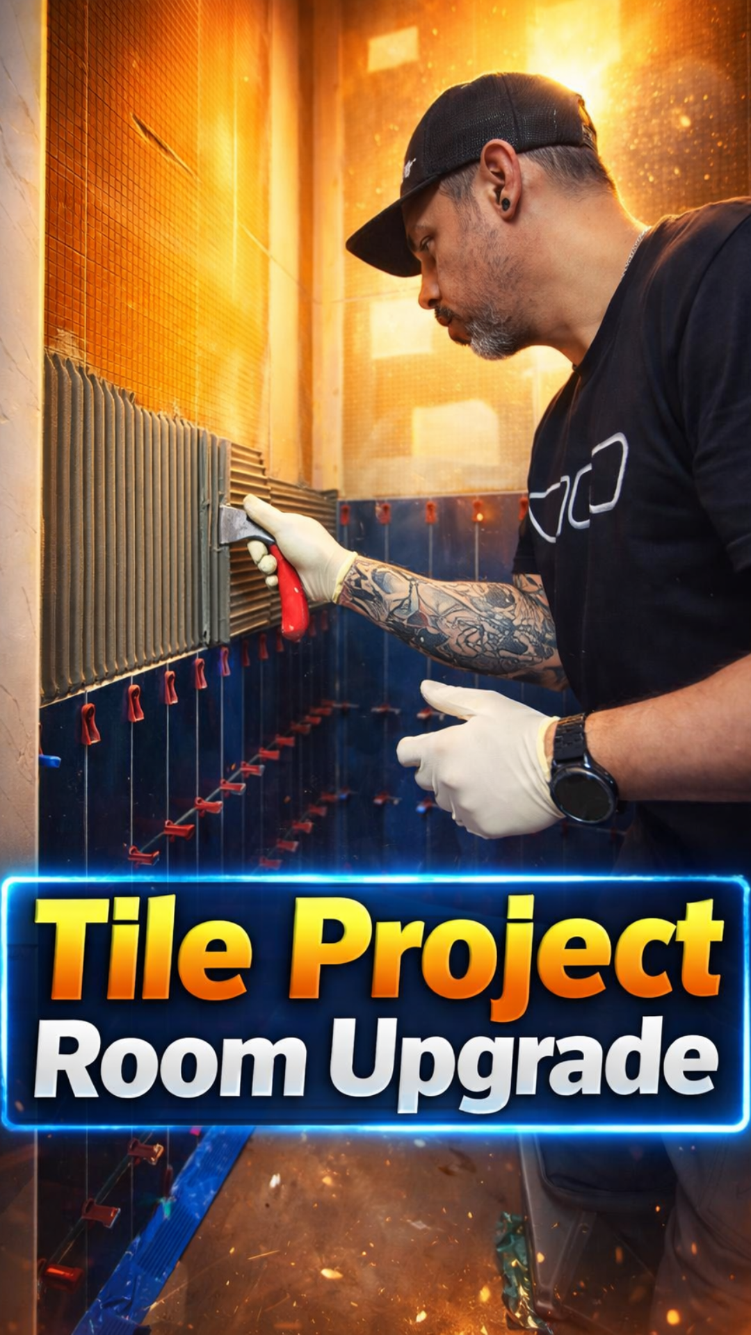 Tile installation project that redefined the room