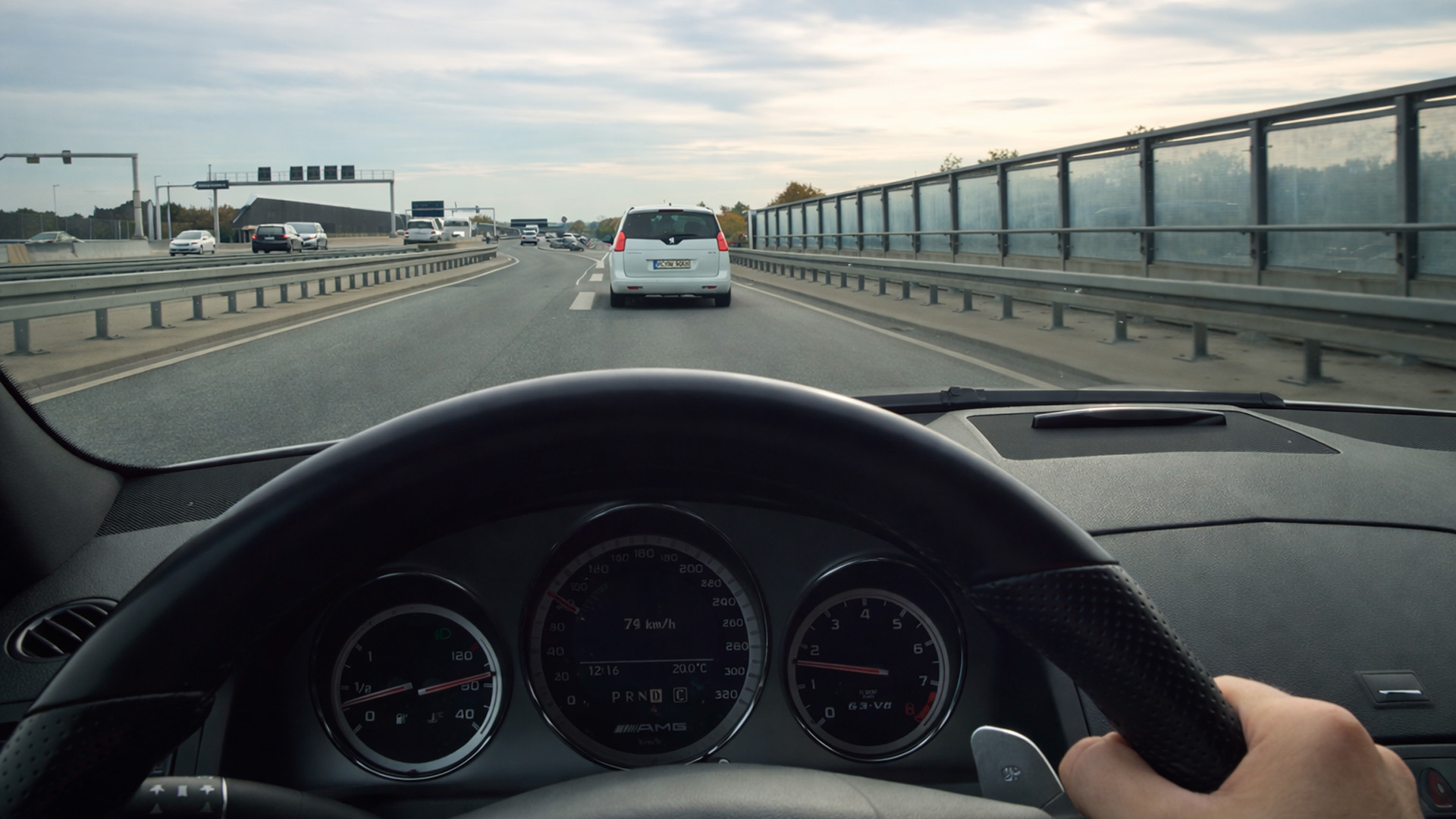 Real onboard drive view showing what an AMG actually feels like