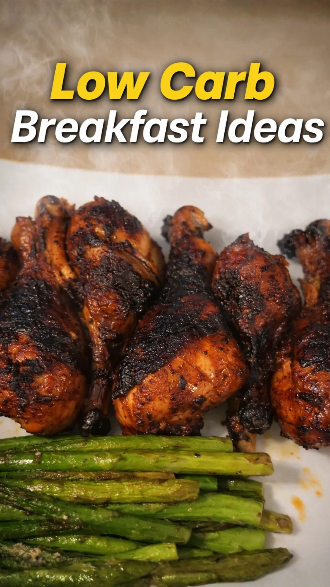 Low carb breakfast ideas shrimp salad gyros and BBQ chicken at home