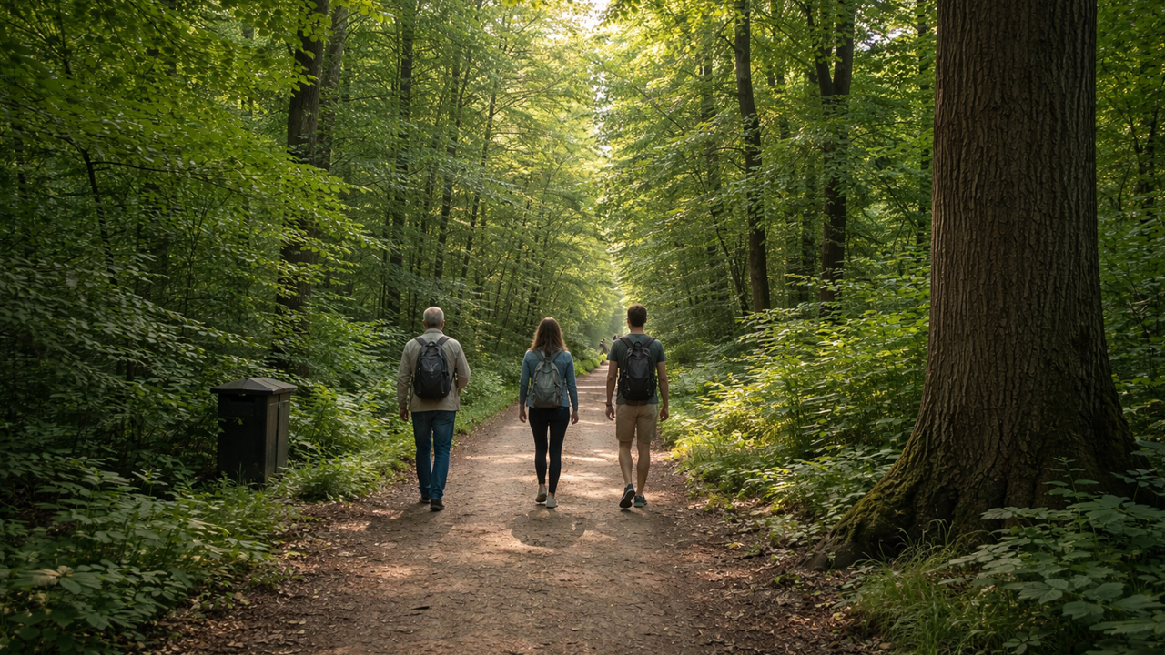 A peaceful walk through Amsterdam Forest