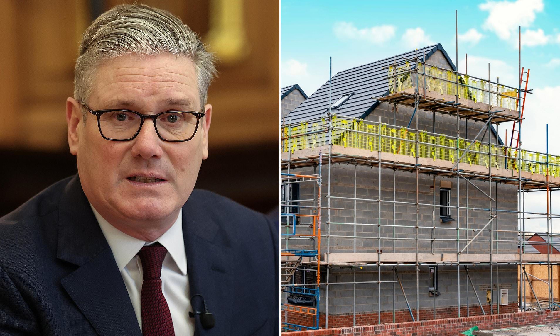 Building plans from Labour to put up 1.5 million new homes hit by ...
