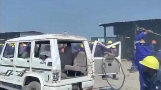 Security forces fire in air as protest turns violent at Panipat refinery