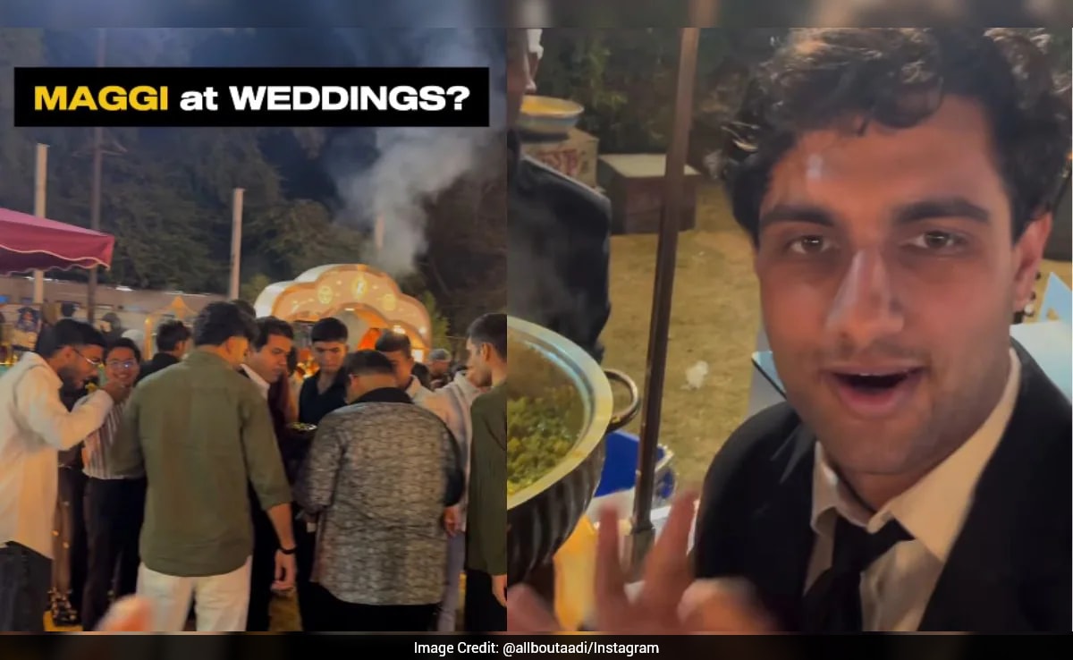 Man urges mandatory Maggi stalls at weddings after huge crowd rush ...