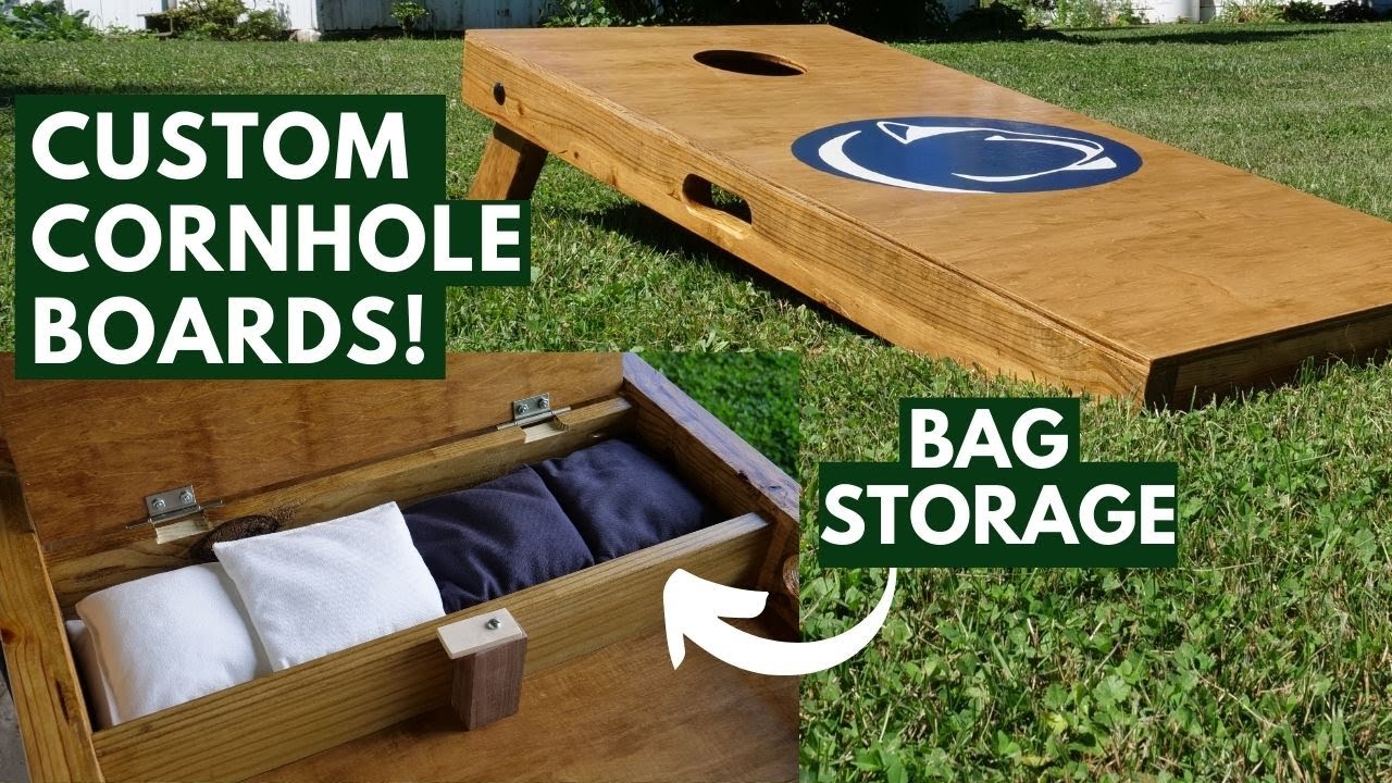 Build a custom cornhole set for fun outdoor gatherings