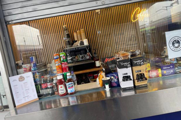 New coffee and breakfast roll shop opens inside busy train station