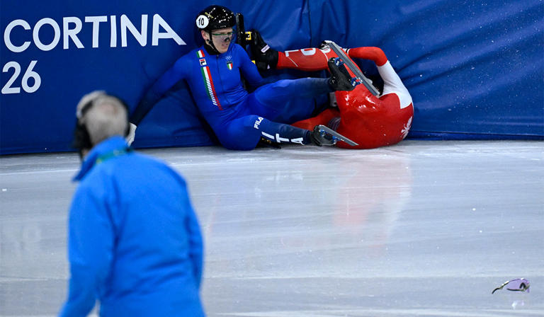 Olympic speed skater slashed by rival’s skate gives update after ...