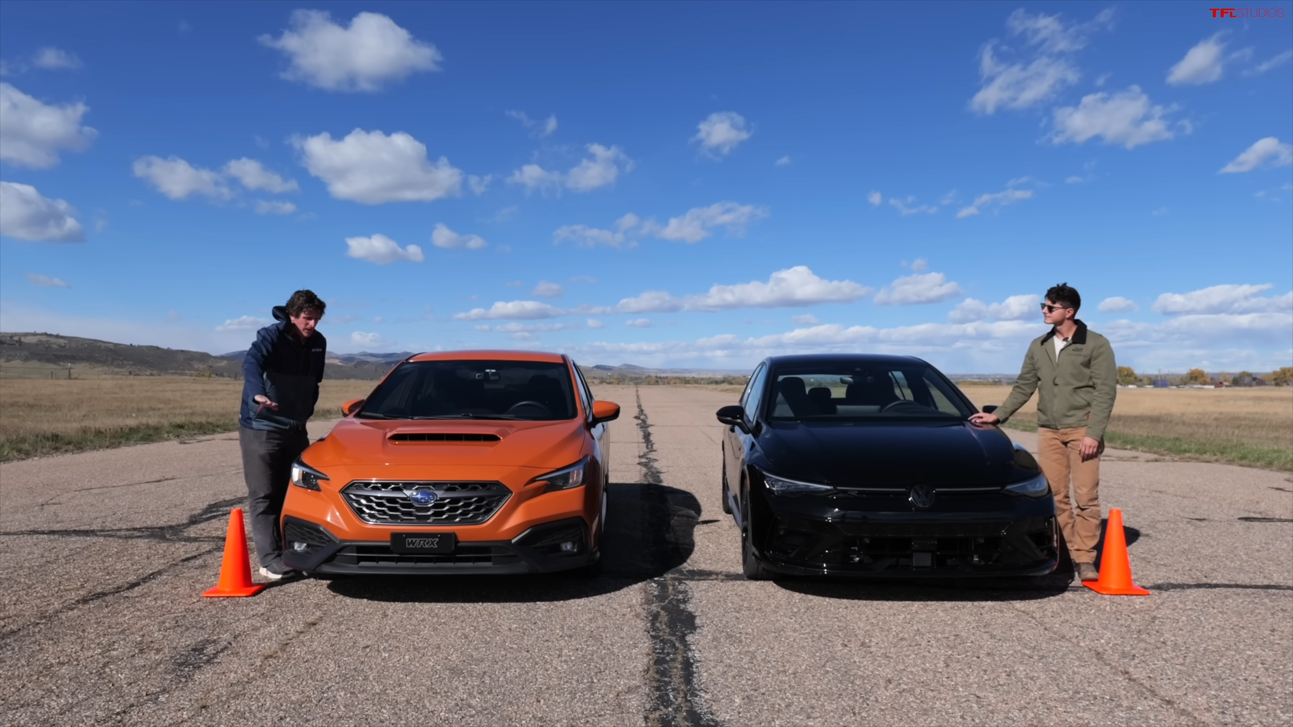 What happens when a $53,000 Golf R takes on a WRX