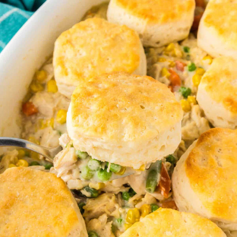 Biscuit chicken pot pie