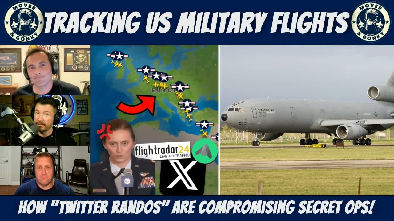 Major threat to the USAF? Officer warns flight trackers are an OPSEC risk