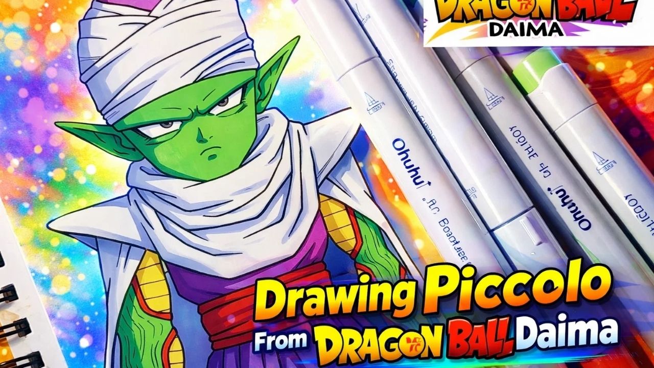 Drawing Piccolo from Dragon Ball Daima