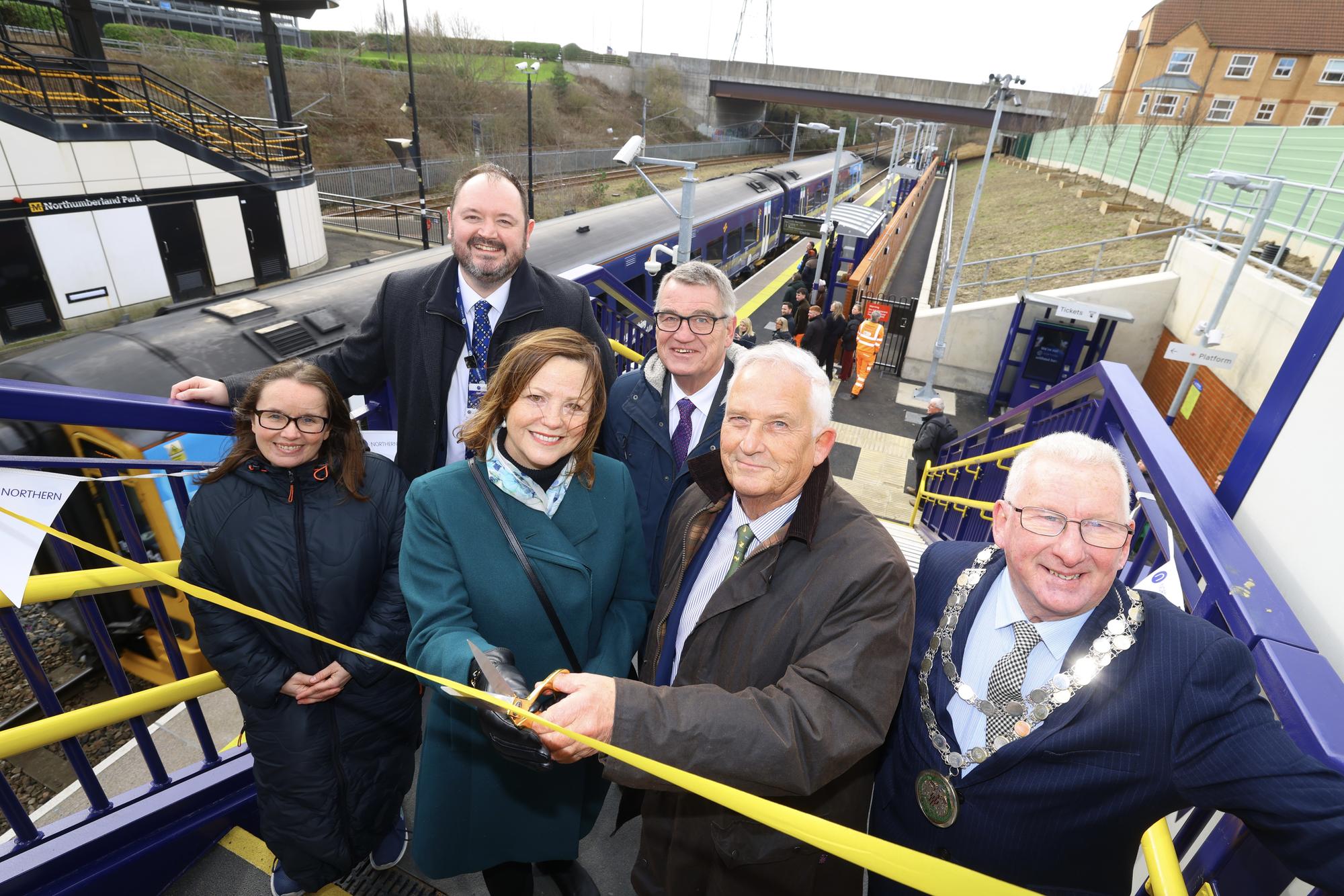 Northumberland Park station opens as Northumberland Line nears completion