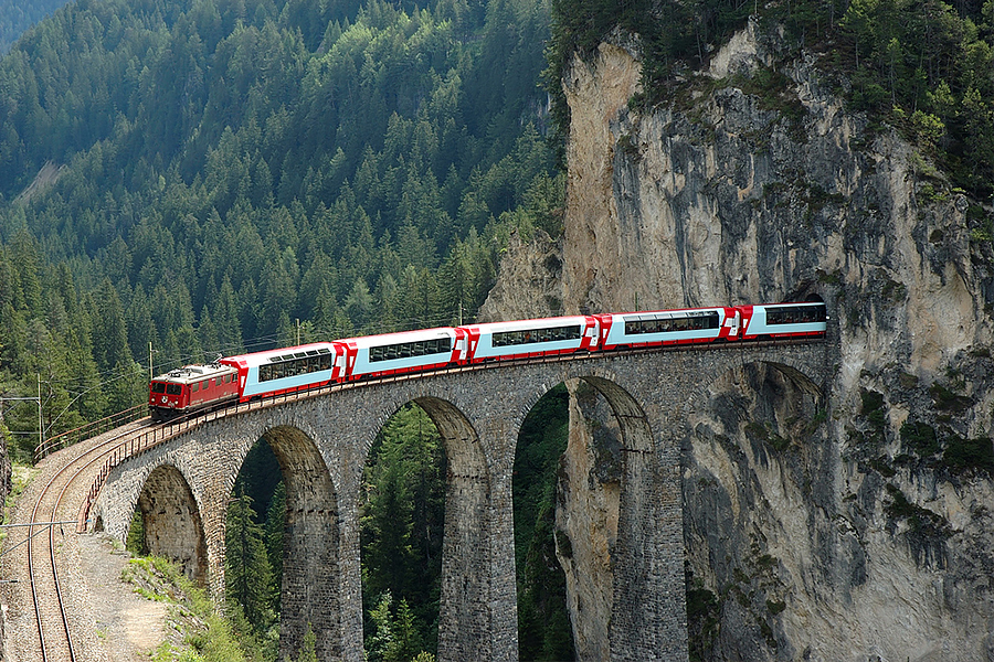 The most beautiful train trips in the world—some are like traveling ...