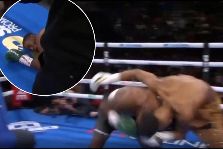 Boxer Joe George Jr. collapses between rounds, stretchered off in scary ...