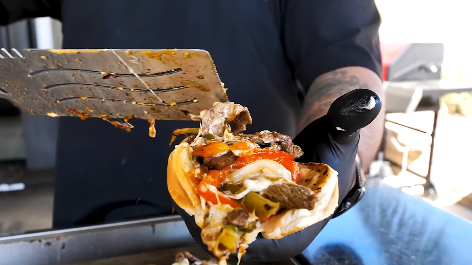 Classic Philly cheesesteak at home