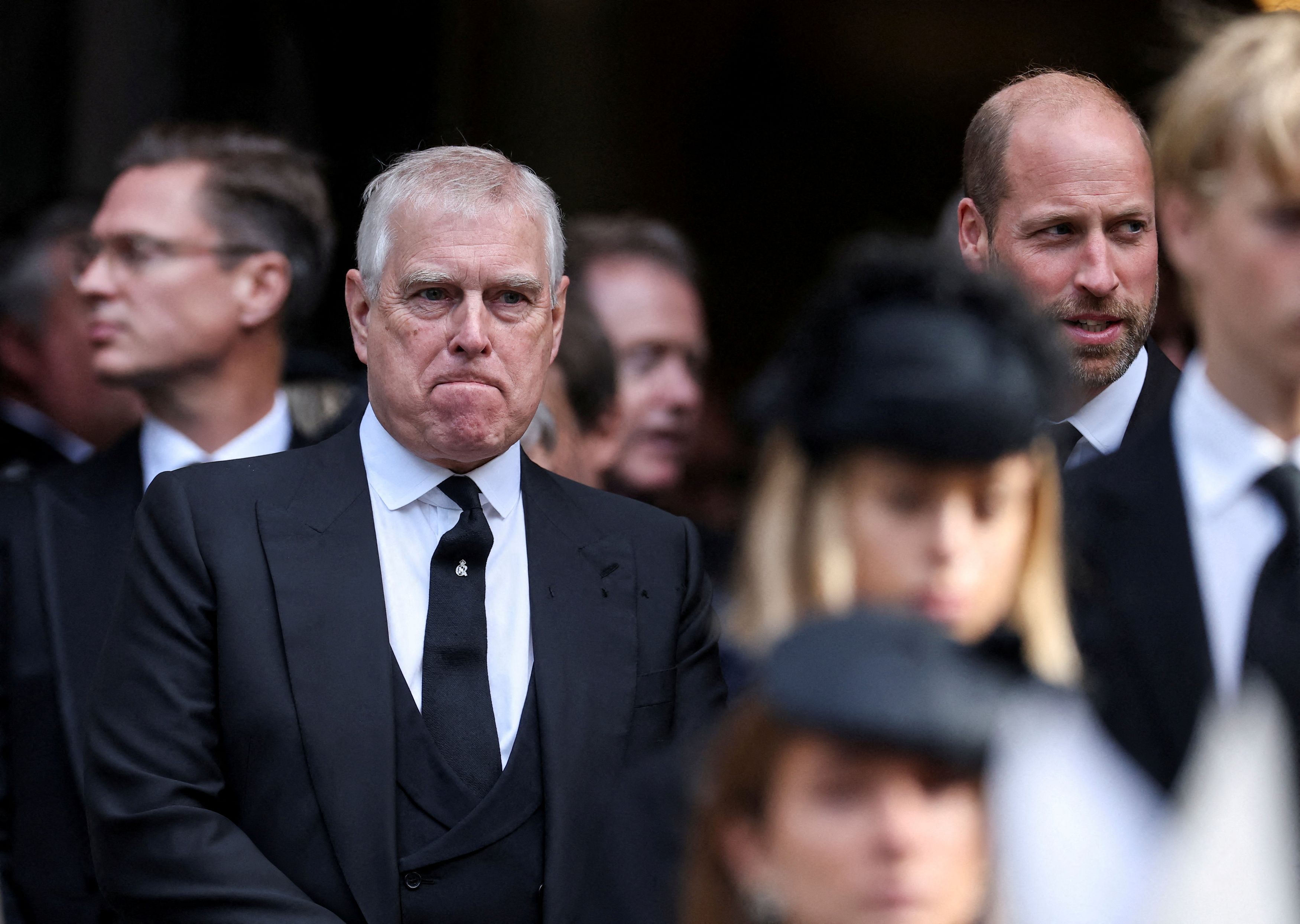 As Andrew fell, Queen Elizabeth II held out hope, and Charles and ...