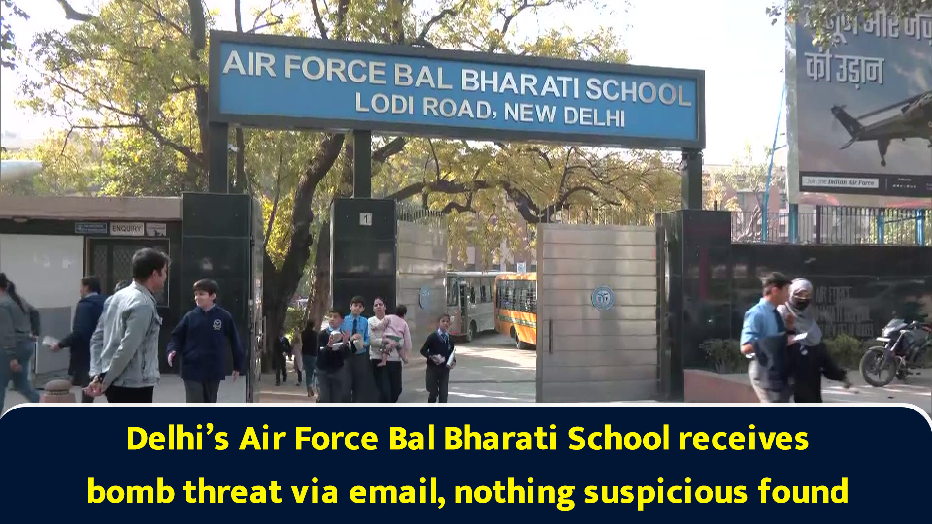 Delhi’s Air Force Bal Bharati School receives bomb threat via email ...