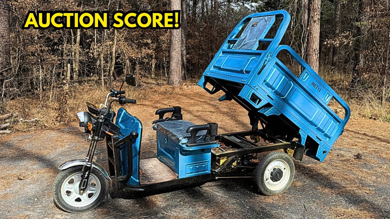 Testing a Chinese electric dump truck for the first time
