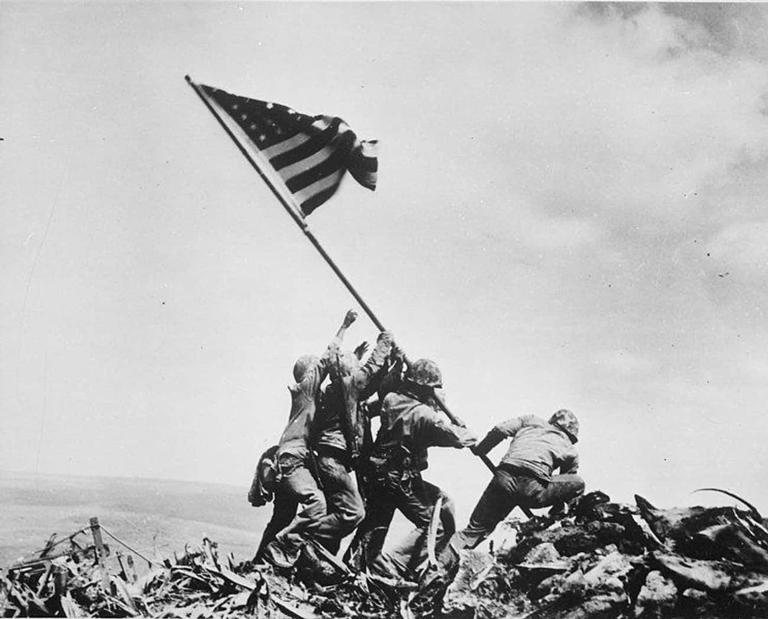 This day in history: US raises flag at Iwo Jima
