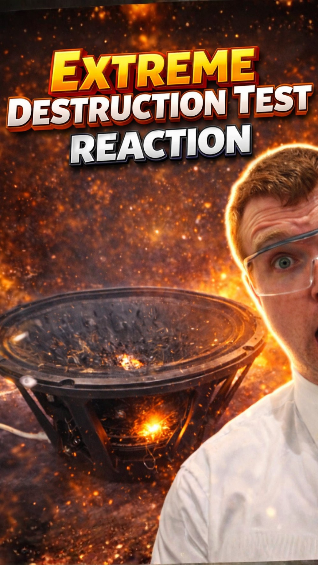 21-inch speaker extreme test engineer reaction