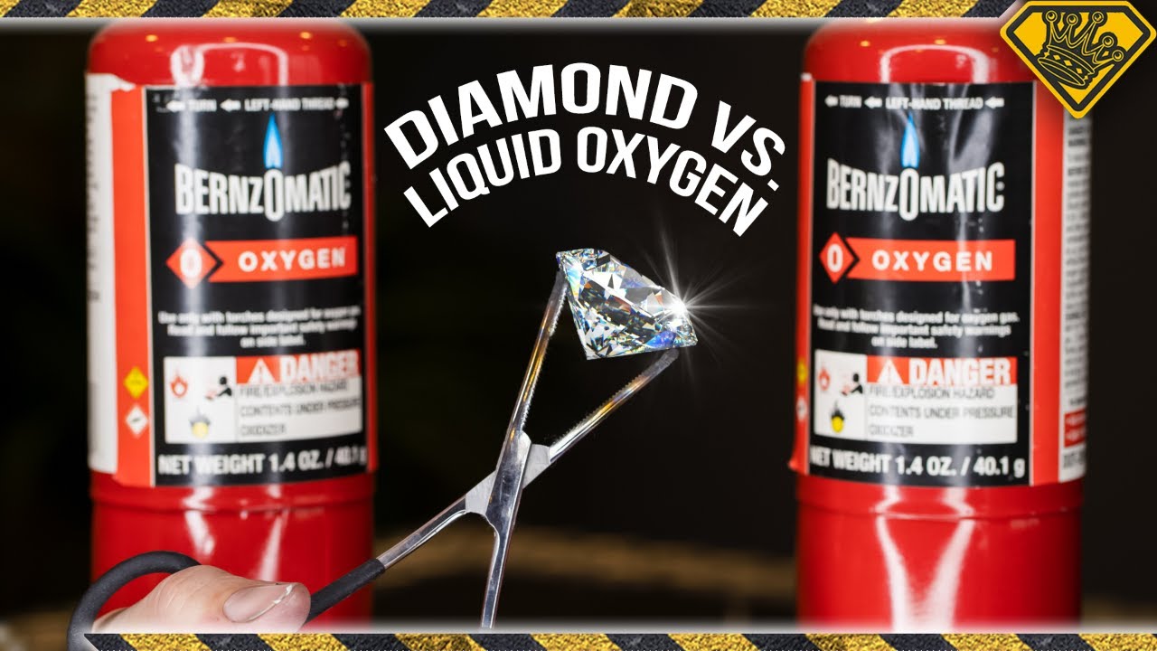 Melting diamonds with pure oxygen explained