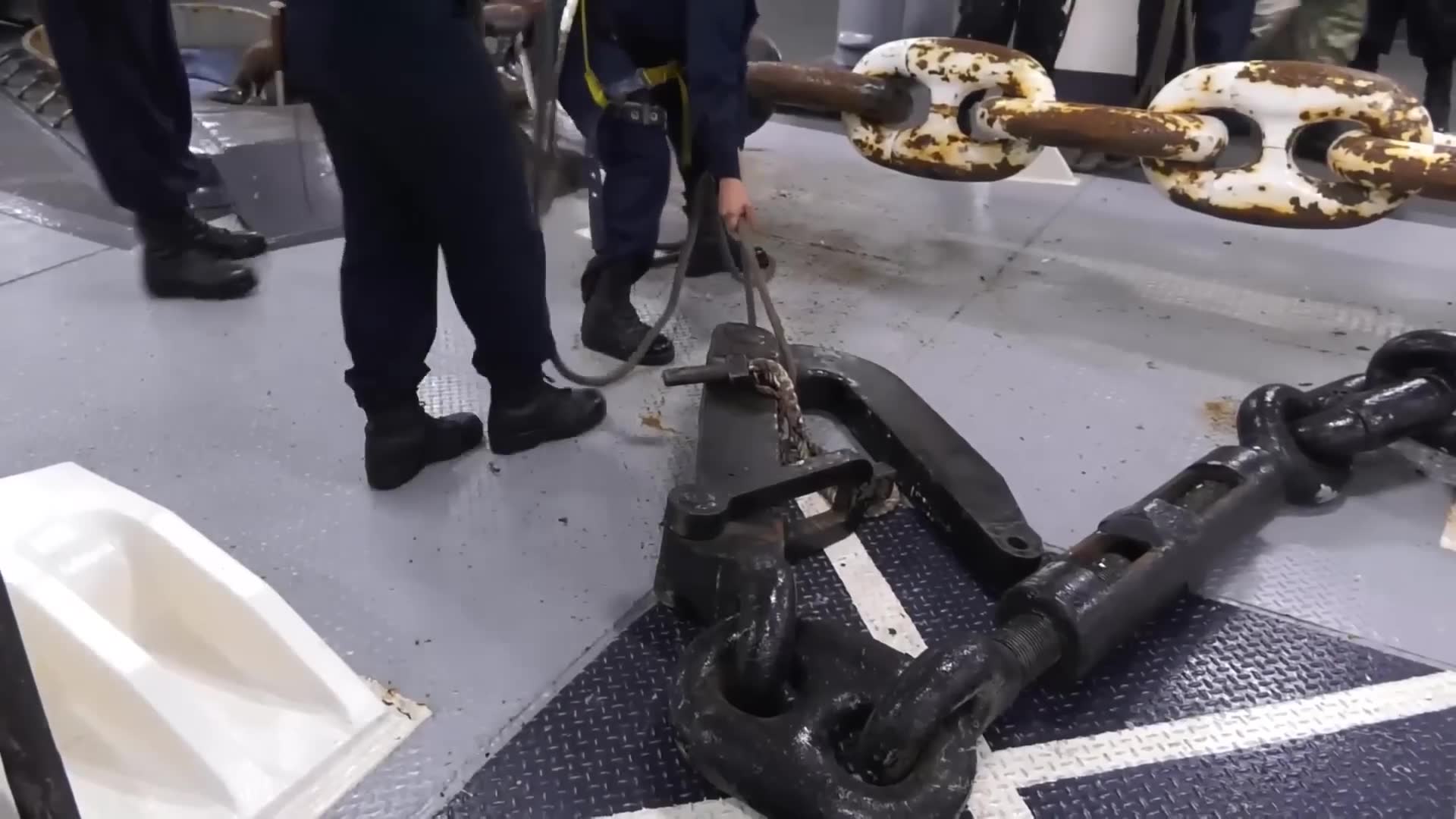 Hazardous anchor deployment procedures