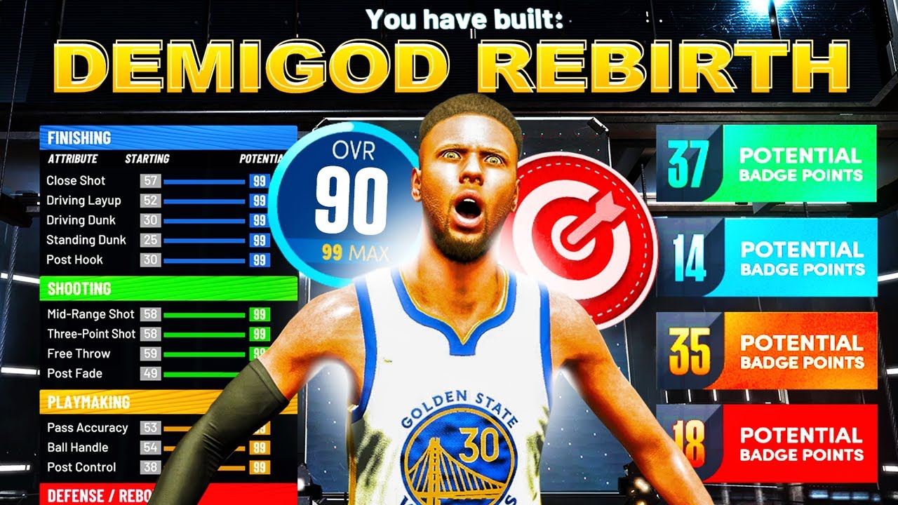 I rebuilt my 2K19 7'0 stretch big in NBA 2K22