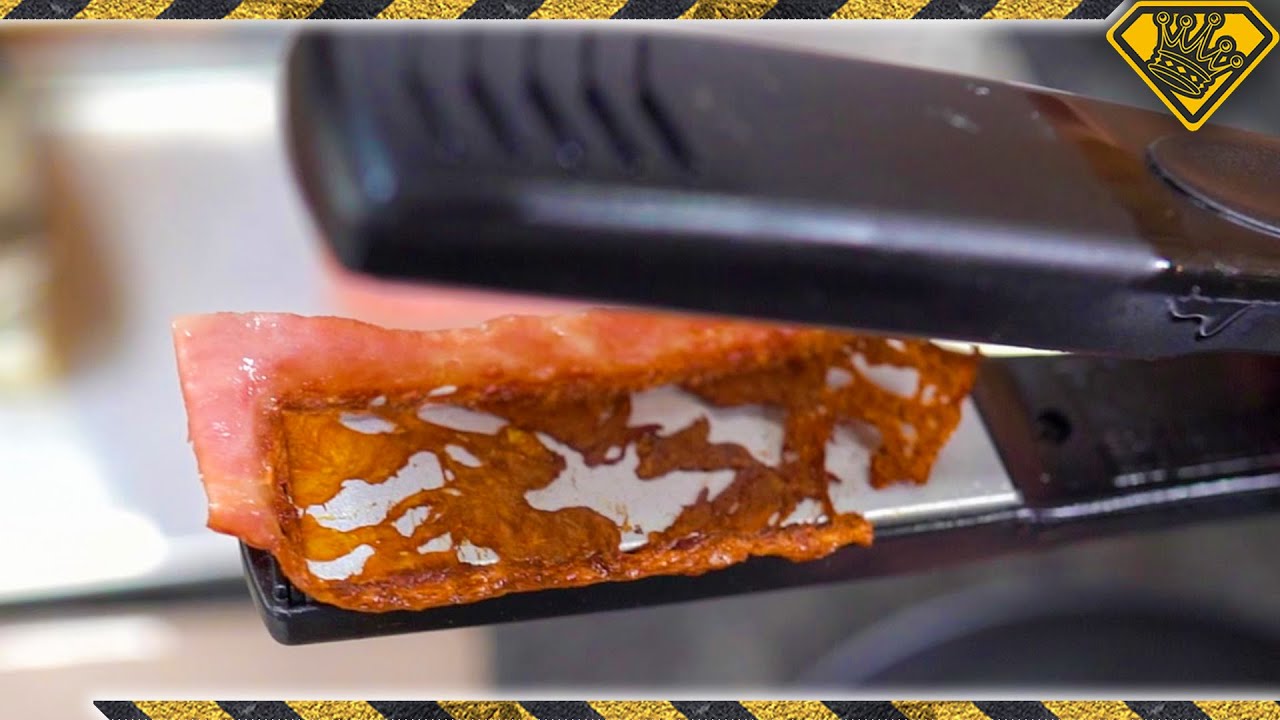 Can you cook bacon with hair products?