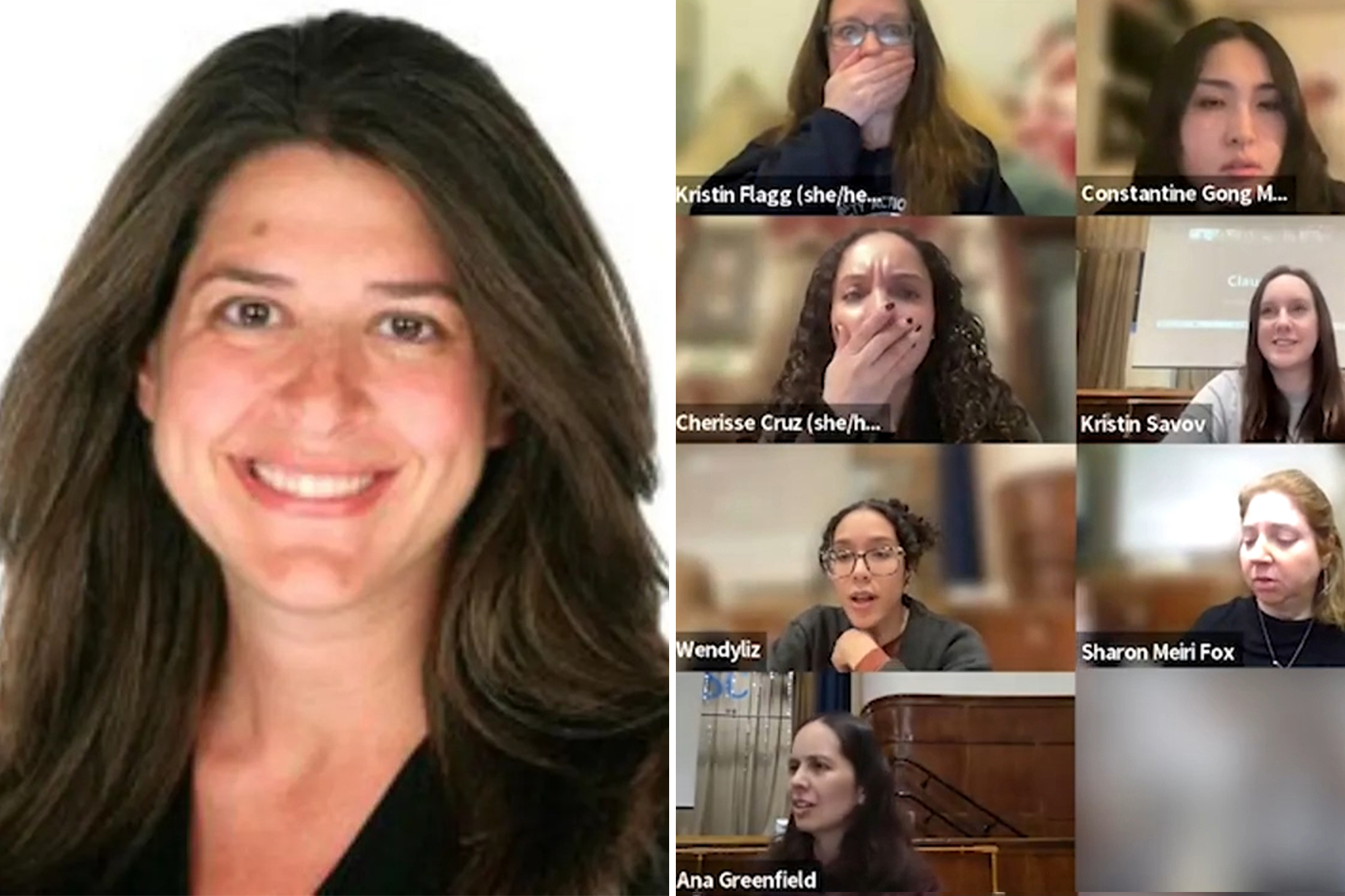 Hunter College professor Allyson Friedman sparks fury as she’s caught ...