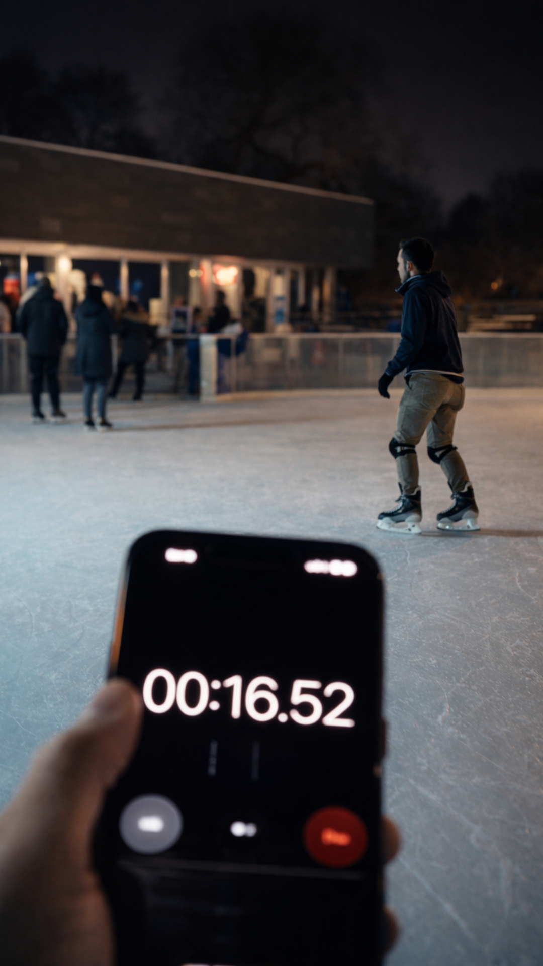Test your ice skating speed: How fast is one rink lap?