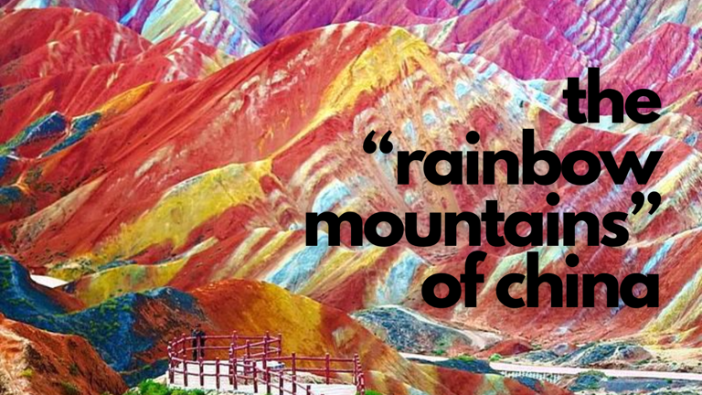Rainbow Mountains of China: Real or edited?