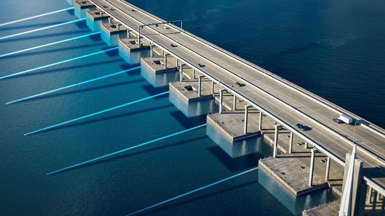 The engineering that keeps floating bridges stable