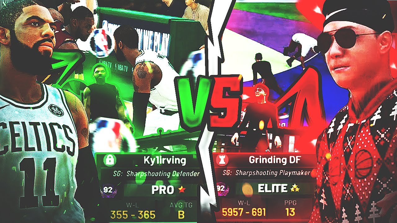 NBA star Kyrie Irving vs Grinding DF demi-god rebirth build! NBA player ...