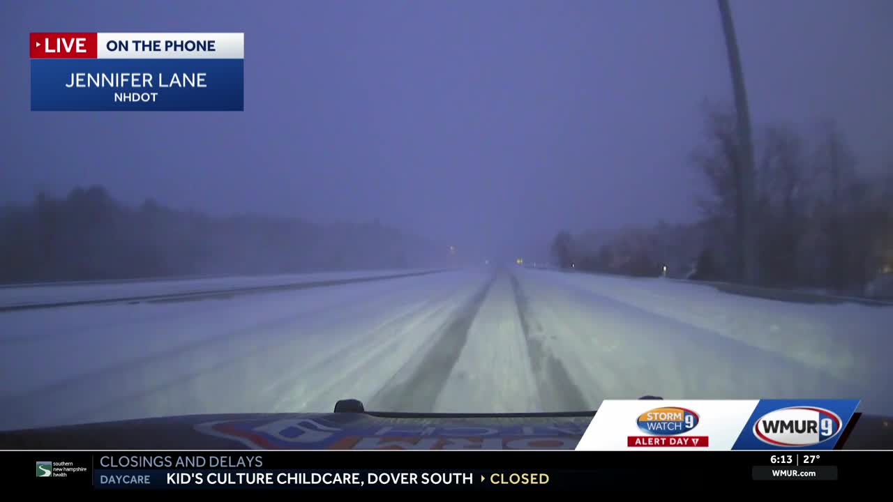 New Hampshire DOT: 'Fair' road conditions expected to change