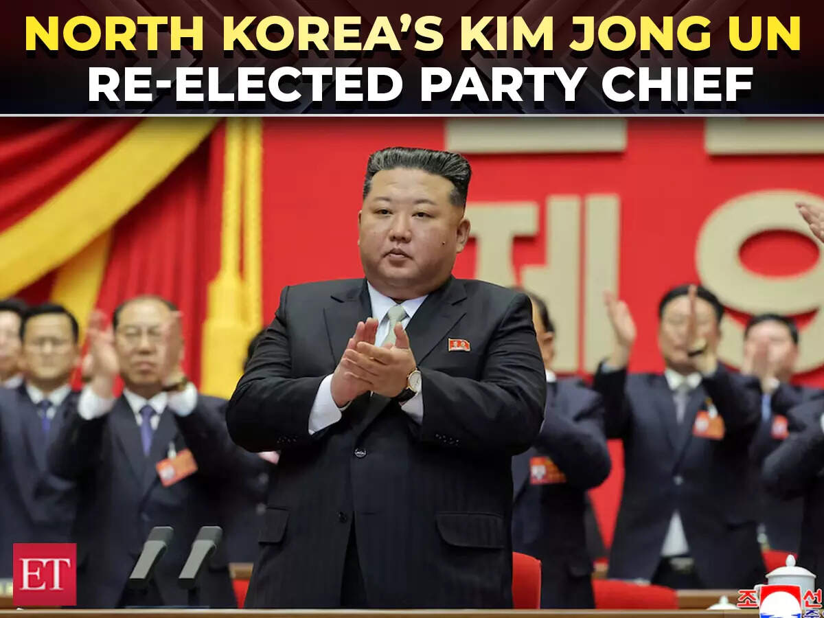 North Korea's ruling party re-elects Kim Jong Un as general secretary