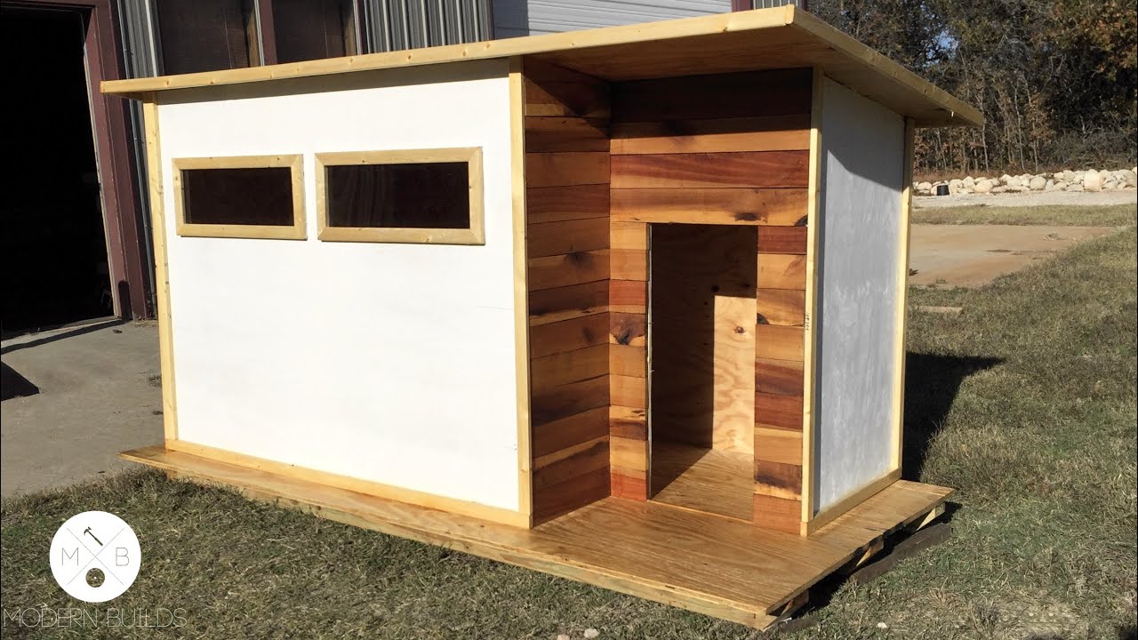 My dog was sleeping in the cold - so I built him a real house